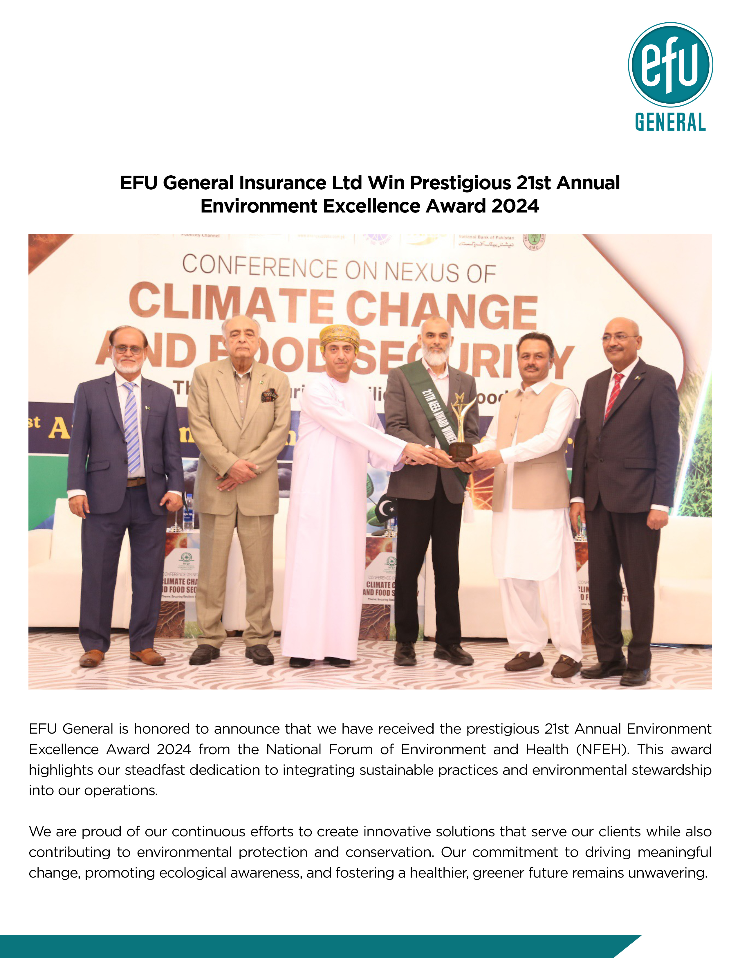 EFU Press Releases